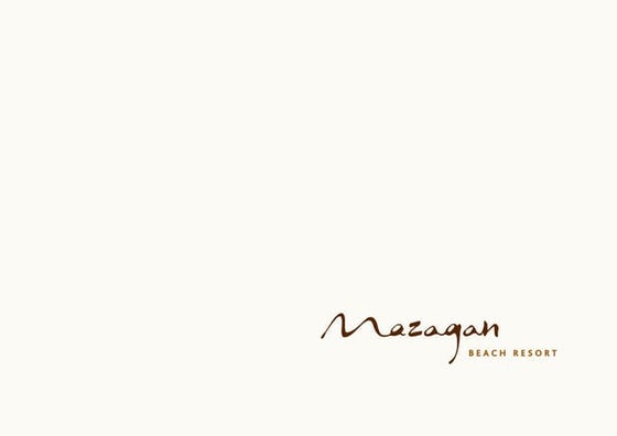 Mazagan Beach Resort presentations