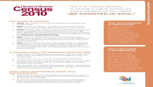 United States 2010 Census Form