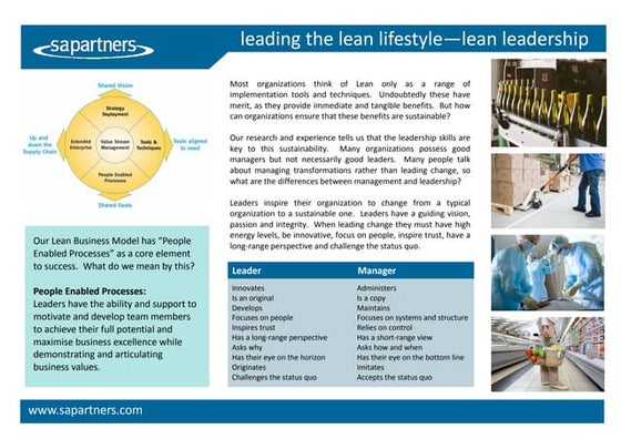 Lean Maturity Assessment factsheet | PDF