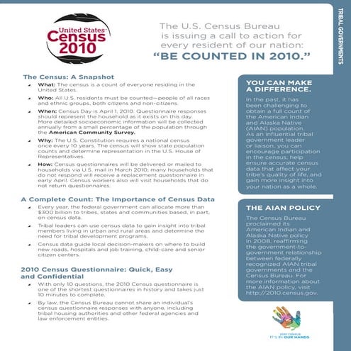 Fact Sheet Tribal | PDF