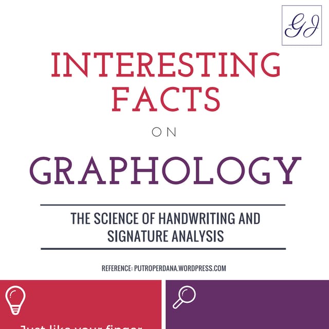Facts on graphology | PDF