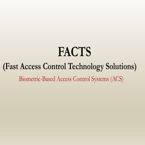 FACTS seminar ppt | PPTX
