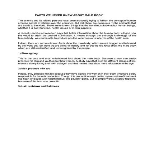 Male Anatomy Facts 10 Fascinating Penis Facts