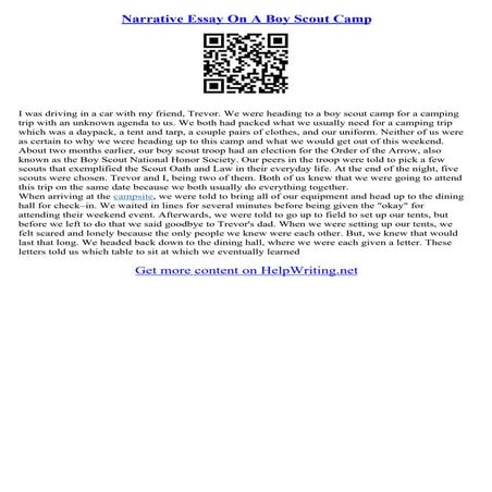 Factual Essay Example | PDF