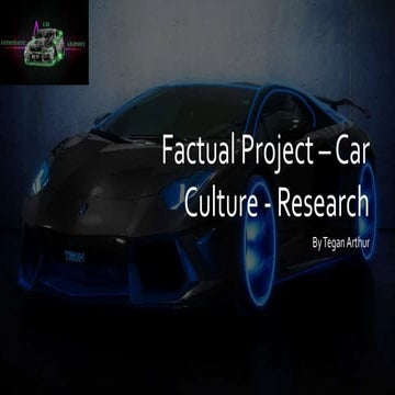 Factual project car culture research | PPTX
