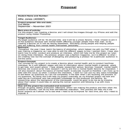 Factual proposal | DOCX