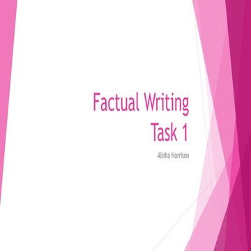 Factual writing task 1 | PPTX