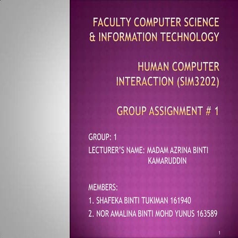 Faculty computer science & information technology | PPTX