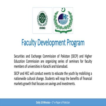 Faculty Development Program | PPTX