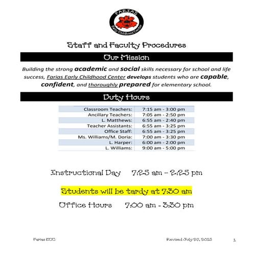 Faculty handbook 2015 2016 | PDF