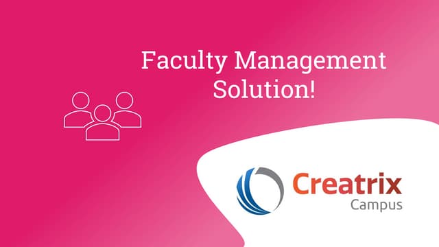 Faculty Management System by Creatrix Campus | PDF | Education industry ... Faculty Management System by Creatrix Campus | PDF | Education industry ...