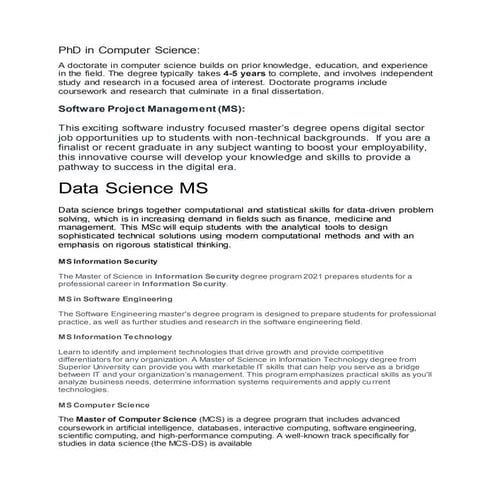 Faculty of computer science & information technology | PDF