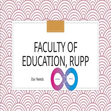 Faculty of Education, RUPP. What you need to know! | PPTX