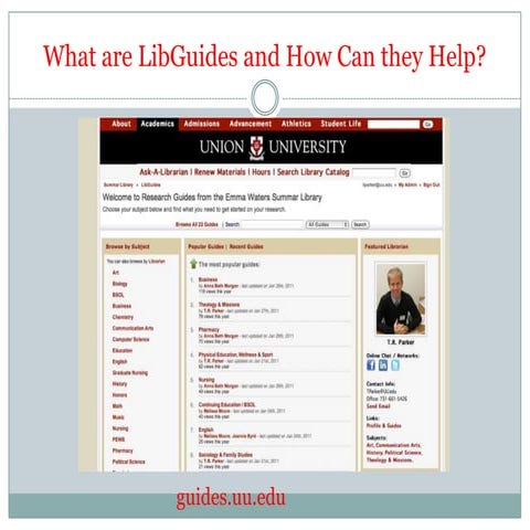 Libguides (Research Guides 2.0) | PPT