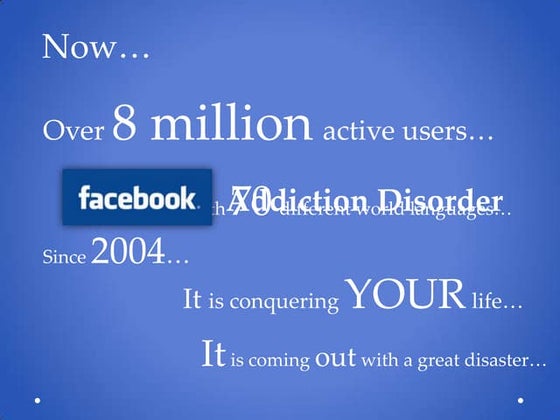 The Bergen Facebook Addiction Scale | PPTX | Medical Health