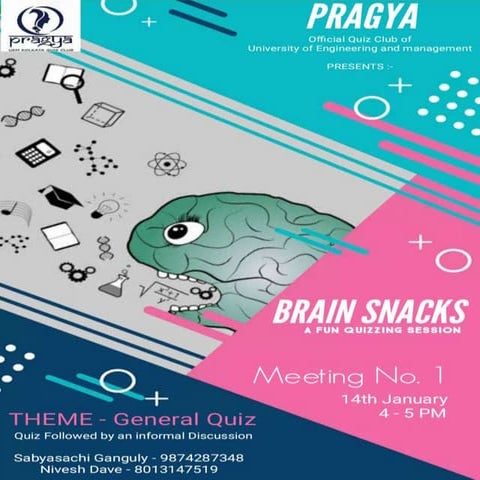 Brain Snacks- Pragya Meetup 1 | PPT