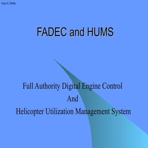 Fadec and hums | PPT