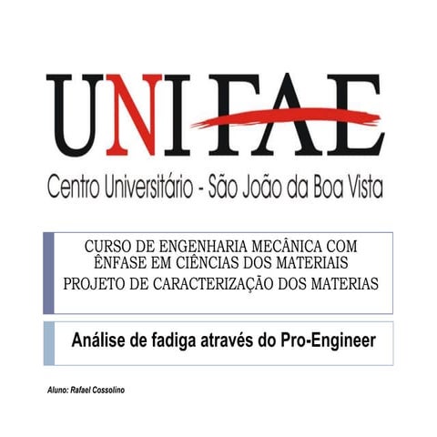 Fadiga Dos Materiais | PPTX