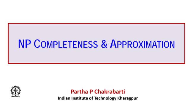 FADML 09 PPC NP Completeness (1).pdf FADML 09 PPC NP Completeness (1).pdf