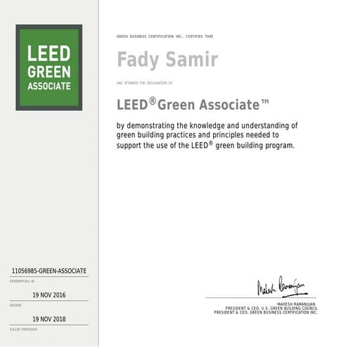 LEED Green Associate | PPT