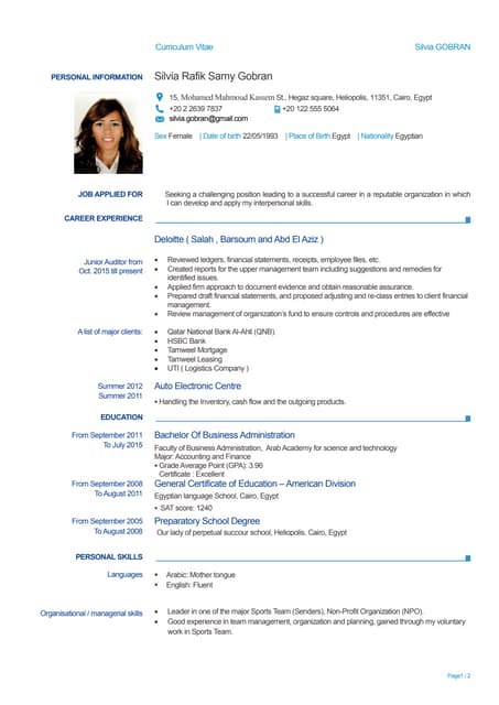 C.V ELIJAH MAINA | DOC | Business | Business and Finance