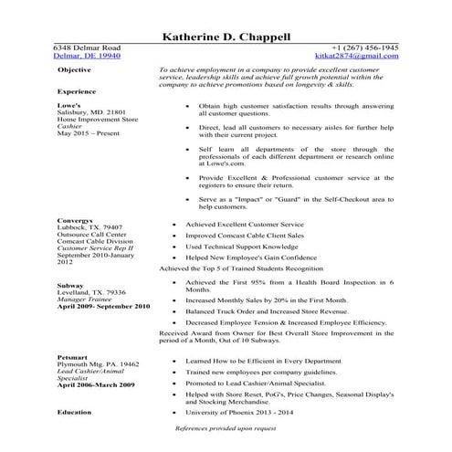 General Resume | PDF