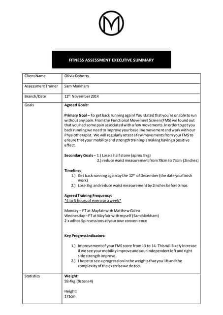Fms scoring criteria | PDF