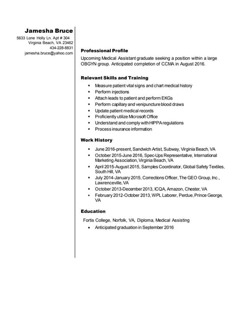 D Campbell's Resume | PDF