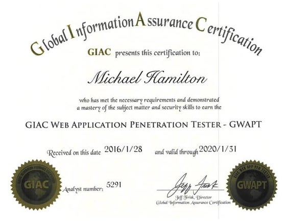 Penetration Testing Certificate | PPT