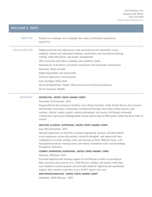 Trevor's Resume revised | DOCX | Business | Business and Finance