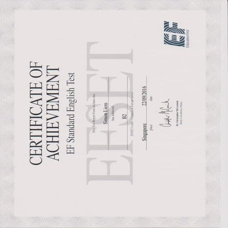 English Certificate | PDF