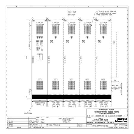 Crane drawing swl 20/5 ton used for hoisting application in rolling ...