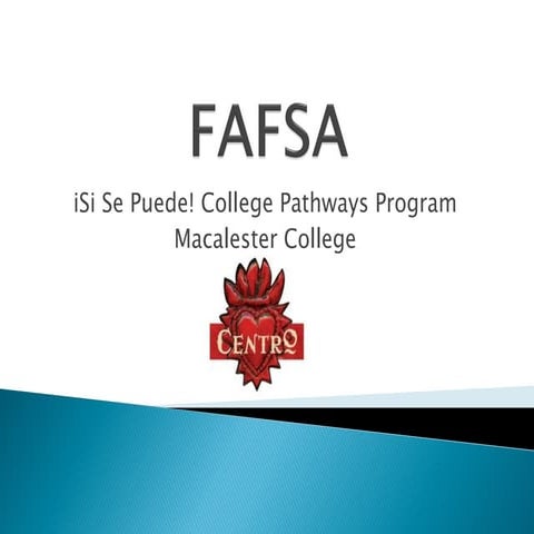 FAFSA Presentation-Spanish | PDF