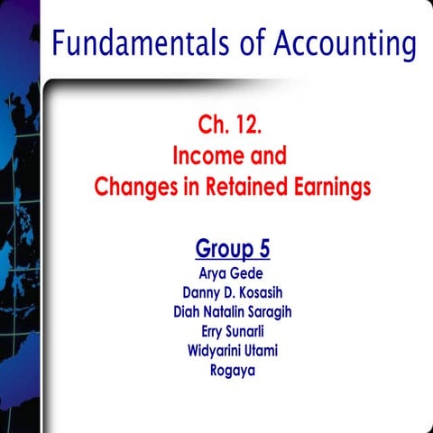 Financial Accounting Chapter 12 | PPT