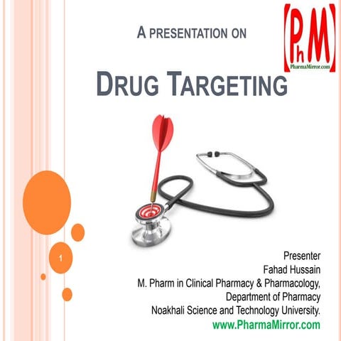 Drug Targeting - Pharma Mirror Magazine | PPTX