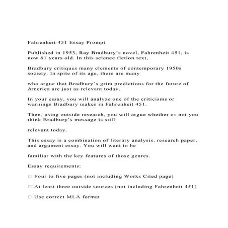 Fahrenheit 451 | PPTX