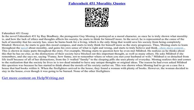 Fahrenheit 451 Technology Quotes