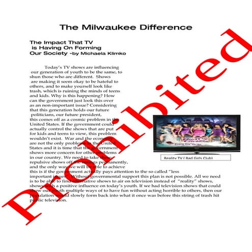 Fahrenheit 451 Project | PDF