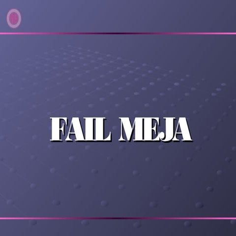 Panduan penyediaan fail meja | PDF