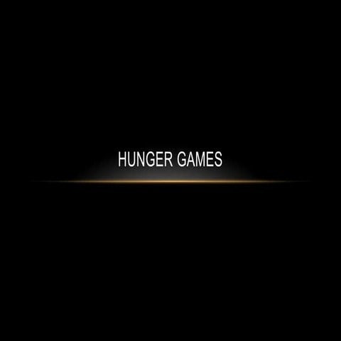 Film Case Study: The Hunger Games | PPTX