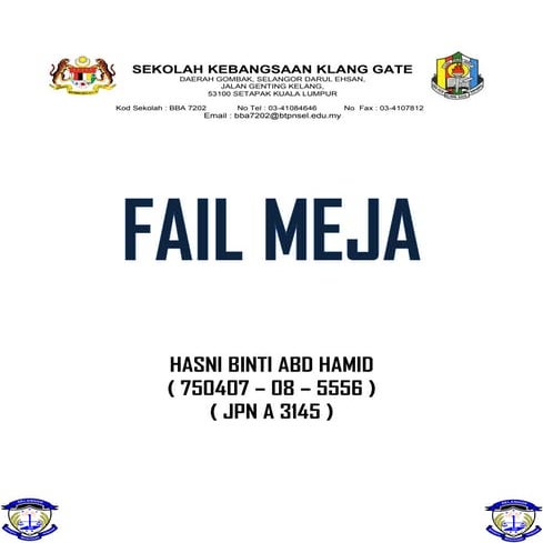 Fail meja | DOC