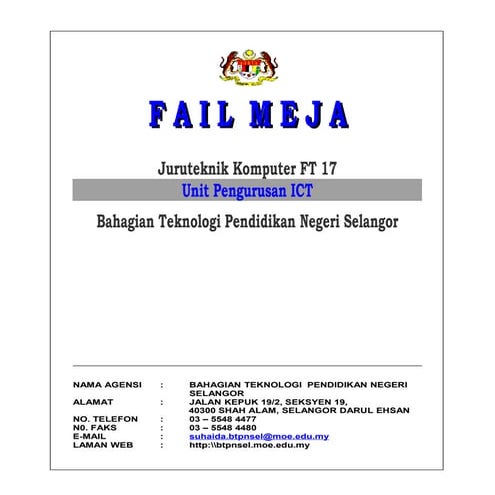 Fail Meja FT17 | DOC
