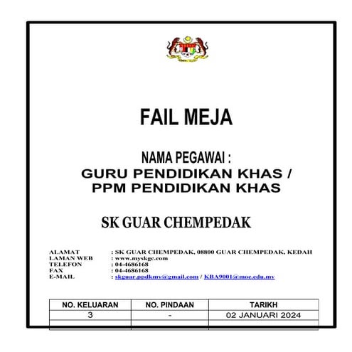 fail meja pendidikan khas sekolah kebangsaan guar chempedak.docx