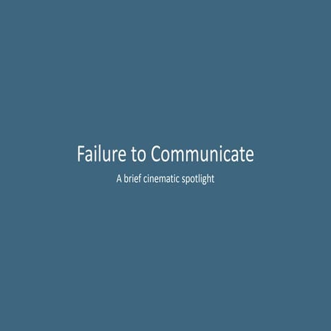 Student Retention: Failure-to-Communicate | PPT