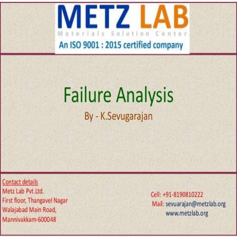 Failure analysis | PPT
