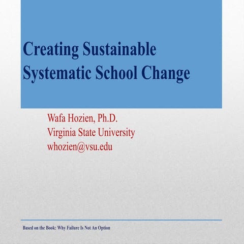 Creating Effective School Change | PPT