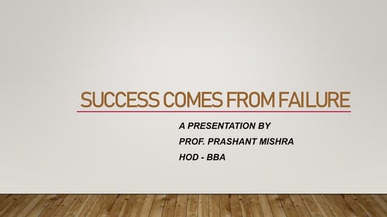 Failure_is_a_key_to_success.ppt | Career Advice | Careers