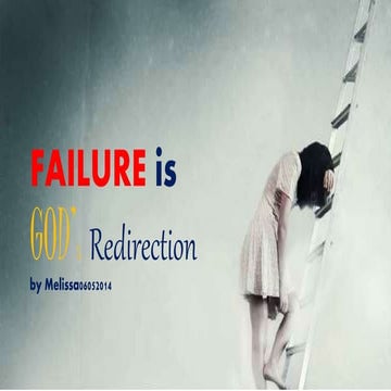 Failure is God's redirection | PPT