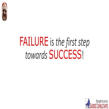 Failure is the first step towards success | PPTX