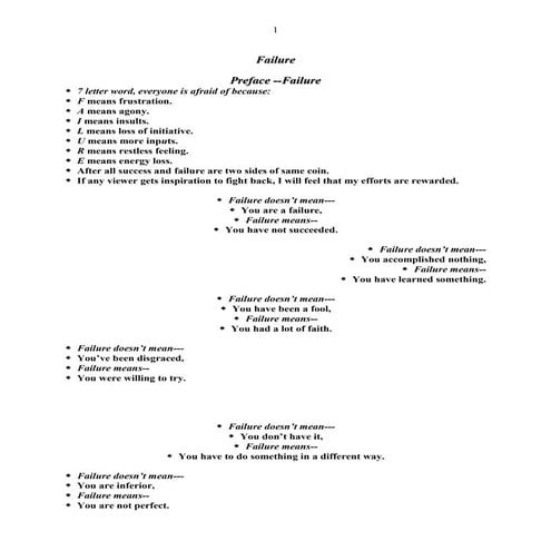 Failure Management.pdf ... How to analyze failure | PDF